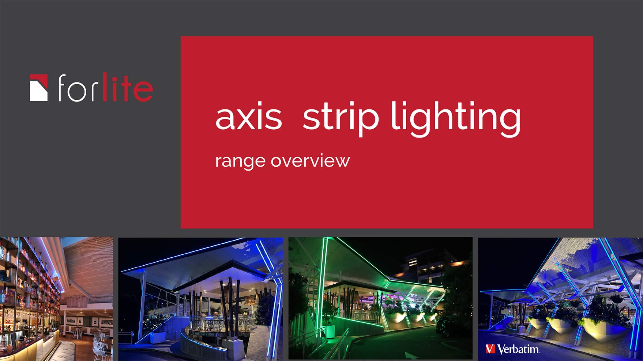 Flex your style with Forlite Axis LED Strip Lights | Verbatim Lighting